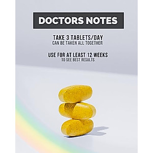 Inner Glow Advanced Hair, Skin & Nails Formula - Dermatologist and Plastic Surgeon Developed, clinically Tested for visibly Stronger and Thicker Hair in 12 Weeks