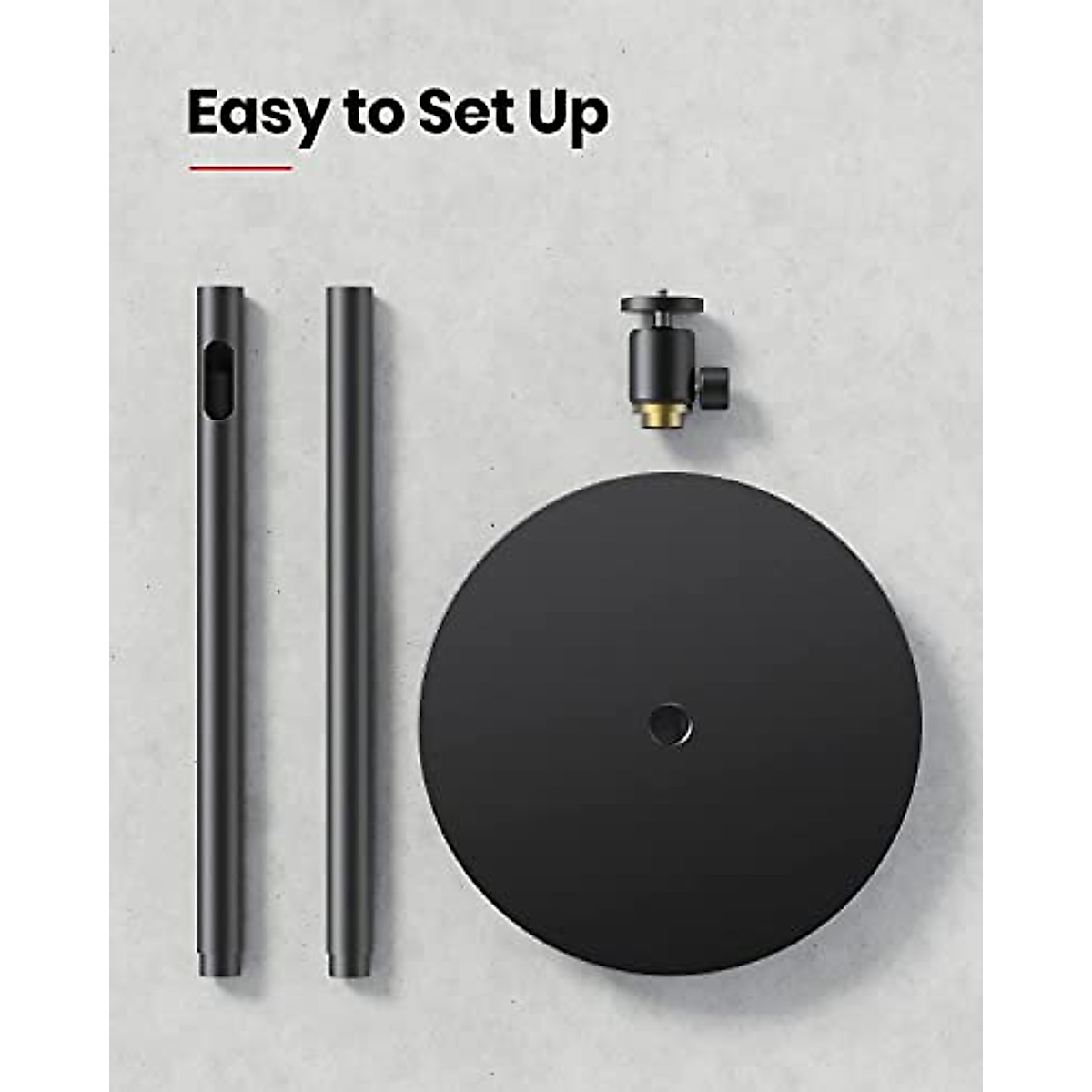 Anker Nebula Cosmos Max 4K UHD TV Home Theater/Entertainment Projector with Anker Nebula Projector Lightweight and Adjustable 3-ft Floor Stand