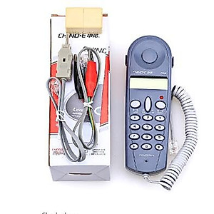 Brccee AC C019 Phone Telephone Butt Test Tester Lineman Tool Cable Set with Connectors and Joiner (Grey)