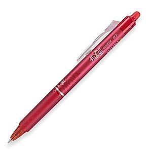 PILOT FriXion Ball 0.7mm Erasable Gel Pens, Fine Point, Red Ink, Pack Of 6
