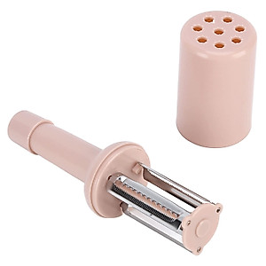 Potato Peeling Knife Multifunctional Kitchen Peeling Knife Stainless Steel Fruit Grater Household Vegetable Shredder Kitchen Help for Apples Pineapples(Pink)
