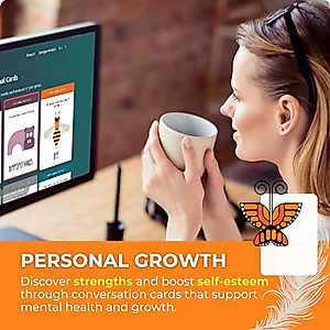 Totem: Self-Esteem & Family Bonding Game Ages 8+ - Therapy Games for Kids, Teens, Adults, Counselors - Team Building Games for Work - Group Therapy Conversation Cards for Mental Health