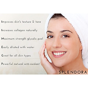 Glycolic Acid Peel 70% - Pro Skin Peel - Age Defying, Erase Wrinkles, Large Pores, Acne Scars, Blackheads, Stretch Marks