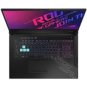 ASUS ROG Strix G17 17.3" Full HD 120Hz Gaming Notebook Computer, Intel Core i7-10750H 2.6GHz, 8GB RAM, 512GB SSD, NVIDIA GeForce GTX 1660 Ti 6GB, Windows 10 Home, Black