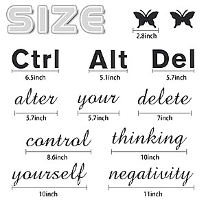 Chinco Inspirational Wall Sticker Quotes Motivational Wall Decals Vinyl Wall Quotes Stickers Peel and Stick Positive Sayings Wall Sticker Affirmation Wall Art for Home Office Living Room Bedroom decor