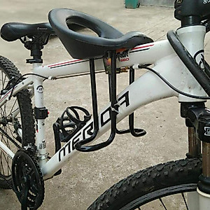 BESPORTBLE 1pc Mount Kids Bike Rear Baby Bike Safety Saddle Bike Seats Riding Safety Bike Rear Rack Bike Baby Carrier Toddler Chair Infant Carseat Front Beam Safety Seat Fold Pedal Child Iron