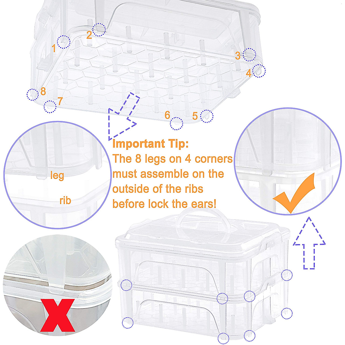 New brothread 40 Brother Colors 500m Each Embroidery Machine Thread with Clear Plastic Storage Box for Embroidery Sewing Machine