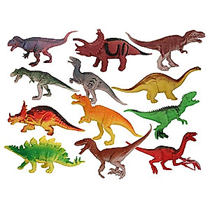 JOYSAE 12 Pack Dinosaur Toys for Kids - Realistic Toy Dinosaurs for Kids Education - Best Gift and Birthday Present