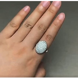 925 Sterling Silver Bella Swan's Wedding Ring ~ inlaid CZ/Moissanite diamonds ~ Twilight Bella Swan's Micro Pavé engagement ring ~ With Heart Shape Metal Box ✬✬✬By Fantasy World✬✬✬, Metal, Moissanite