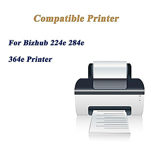 AGAATI TN322 Compatible Toner Cartridge Replacement for Konica Minolta Bizhub 224e 284e 364e Printer 2black(Small)