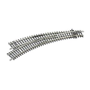 PECO ST-245 HO C100 Insul Dbl Curve LH Turnout