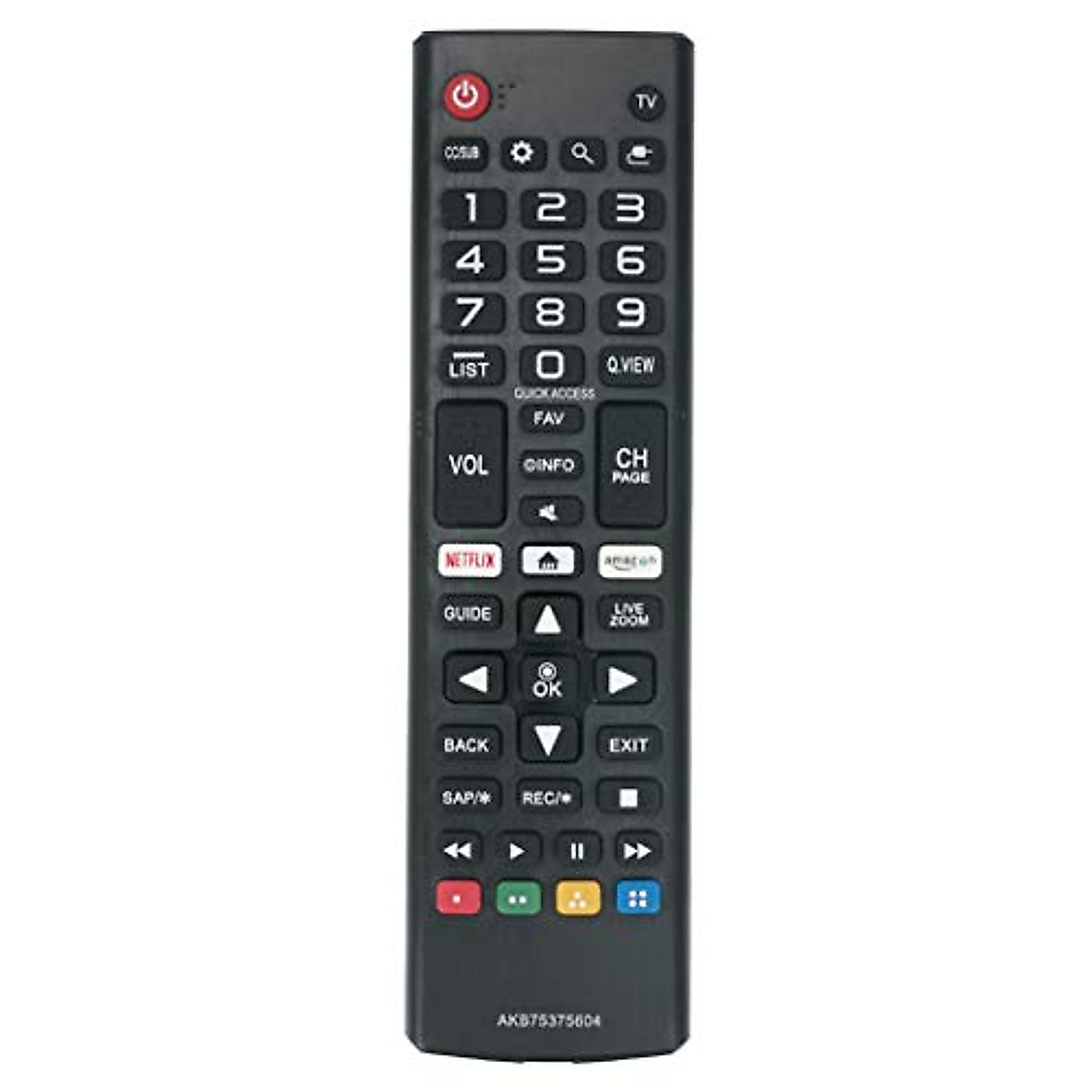 VINABTY Replaced Remote fit for LG TV 70UK6570 86UK6570 75UK6570 43UK6300 49UK6300 50UK6300 55UK6300 65UK6300 43UK6500AUA 50UK6500AUA 55UK6500AUA 65UK6500AUA 43UK6300BUB 49UK6300BUB AKB75375604