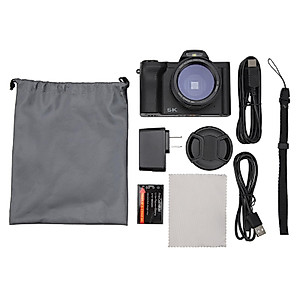 48MP 5K HD Smart Digital Camera, Ultra Clear 6 Axis Anti Shake, 16X Zoom, for Photography, Selfie Camera