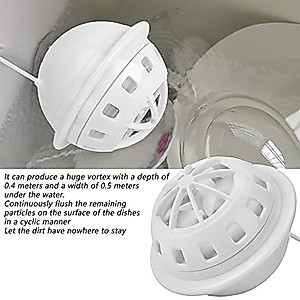 Dishwasher, Portable Dishwasher USB‑Powered with Suction Cup for Kitchen for Restaurant(white)