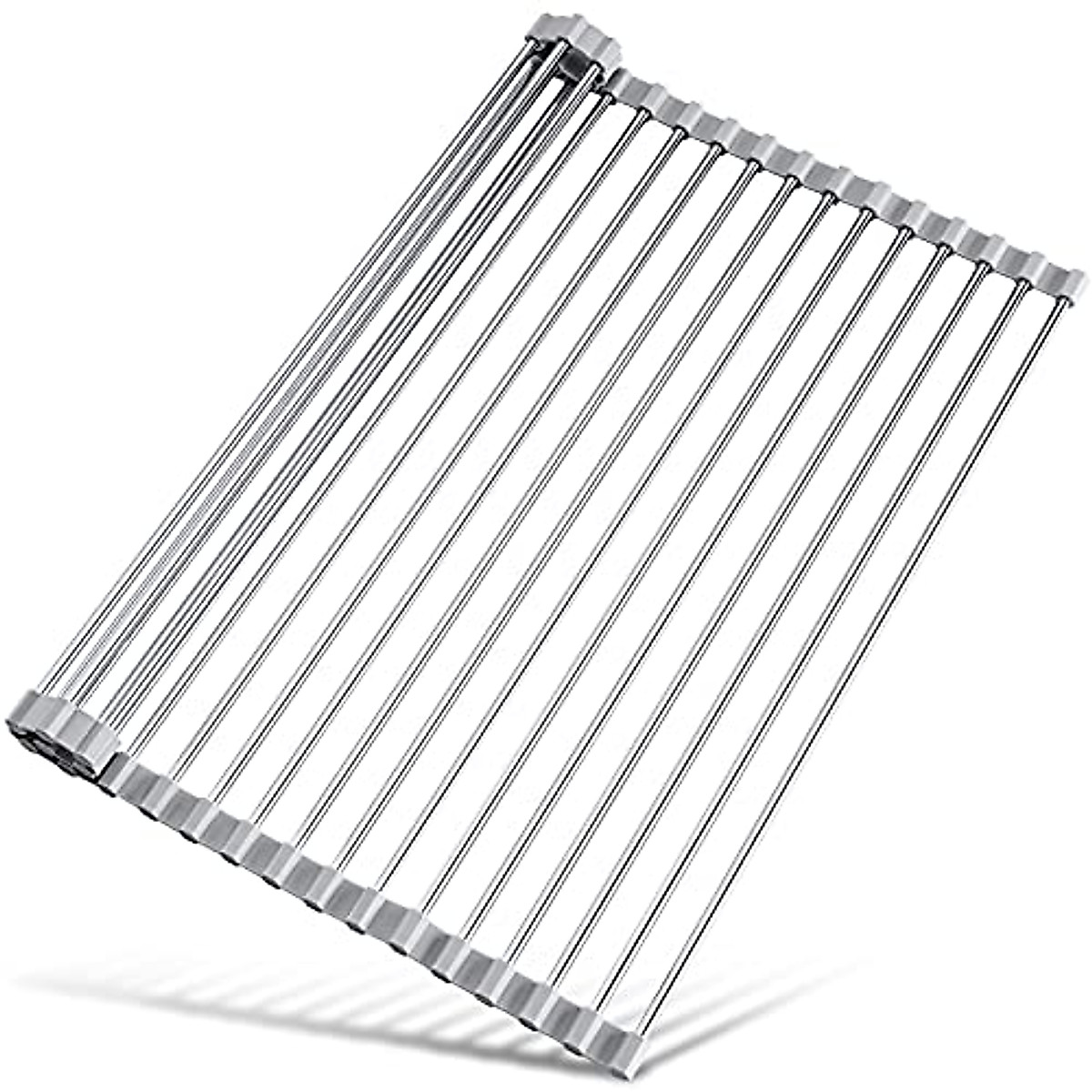 Attom Tech Home Dish Drying Rack with Organzier Shelf