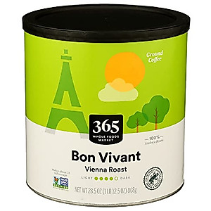 365 by Whole Foods Market, Coffee Bon Vivant Vienna Roast, 28.5 Ounce