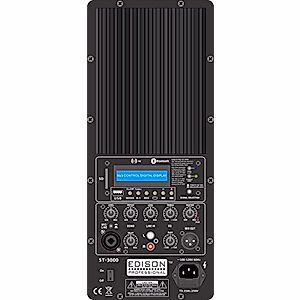 Edison Professional St-3000 Multi-Function Loud Speaker and PA System, Black ST3000