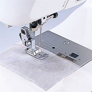 1/4 Inch Straight Stitch Presser Foot for Most Snap-On Brother Singer Juki Janome Babylock Low Shank Sewing Machines Accessories