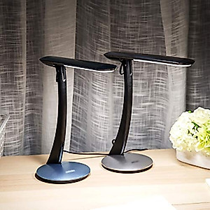 Led Light LED Desk Lamp Table Light Power Switch Button No Video No Blue Light Folding Non Slip Base Eye Caring Desk Lamp Kids (Color : Blue)