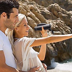 THEBASS 80x100 Monocular Telescope - High Power Prism Monocular HD Dual Focus Scope Portable Fogproof with Smartphone Holder & Tripod for Bird Watching Hunting Camping Travelling Wildlife Secenery