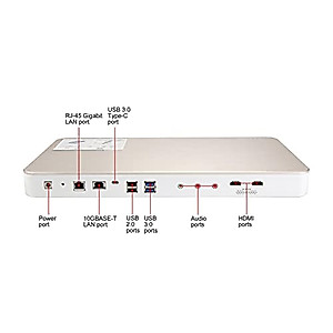 QNAP HS-453DX-8G Silent and Fanless Multimedia NAS Hybrid Storage Structure, 10GbE Connectivity, and HDMI 2.0 4K Output Screen Reader Support Enabled, 4GB SO-DIMM DDR4