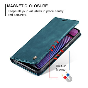 Kowauri for Moto G Power 5G 2023 Case,Leather Wallet Case Classic Design with Card Slot and Magnetic Closure Flip Fold Case for Motorola Moto G Power 5G 2023 (Teal)