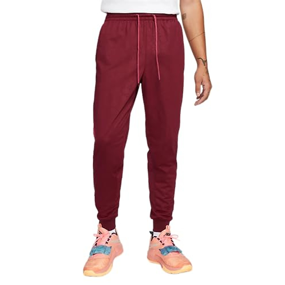 Nike Giannis Men's Lightweight Basketball Pants, Dark Beetroot/Sweet Beet/Sail/Sail, M Regular US