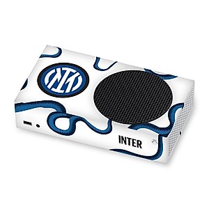 Head Case Designs Officially Licensed Inter Milan Away 2021/22 Crest Kit Vinyl Sticker Gaming Skin Decal Cover Compatible With Xbox Series S Console