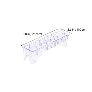EXCEART Guide Comb Storage Box Hair Clipper Storage Box Limit Comb Organizer Guide Comb Storage Case Hair Tools Supplies Organizer for Barbershop