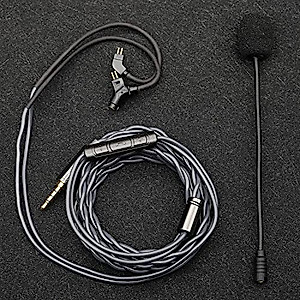 HiFiGo Kinera Celest RUYI Earphone IEMs Cable with Boom Mic for Gaming, Live Streaming, with 3.5mm Plug (0.78 2Pin)