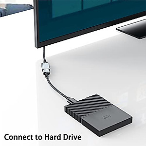 DteeDck USB 3.0 Extension Cable 6.6ft, USB A Extension Cord Braided Extender, USB to USB Extender Cable Male to Female 5Gbps Fast Data Transfer for USB Keyboard Mouse Flash Drive Hard Drive