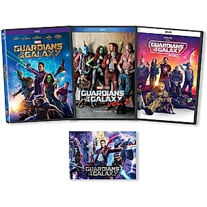 Guardians Of The Galaxy DVD Collection Vol 1-3 + Including Bonus Art Card