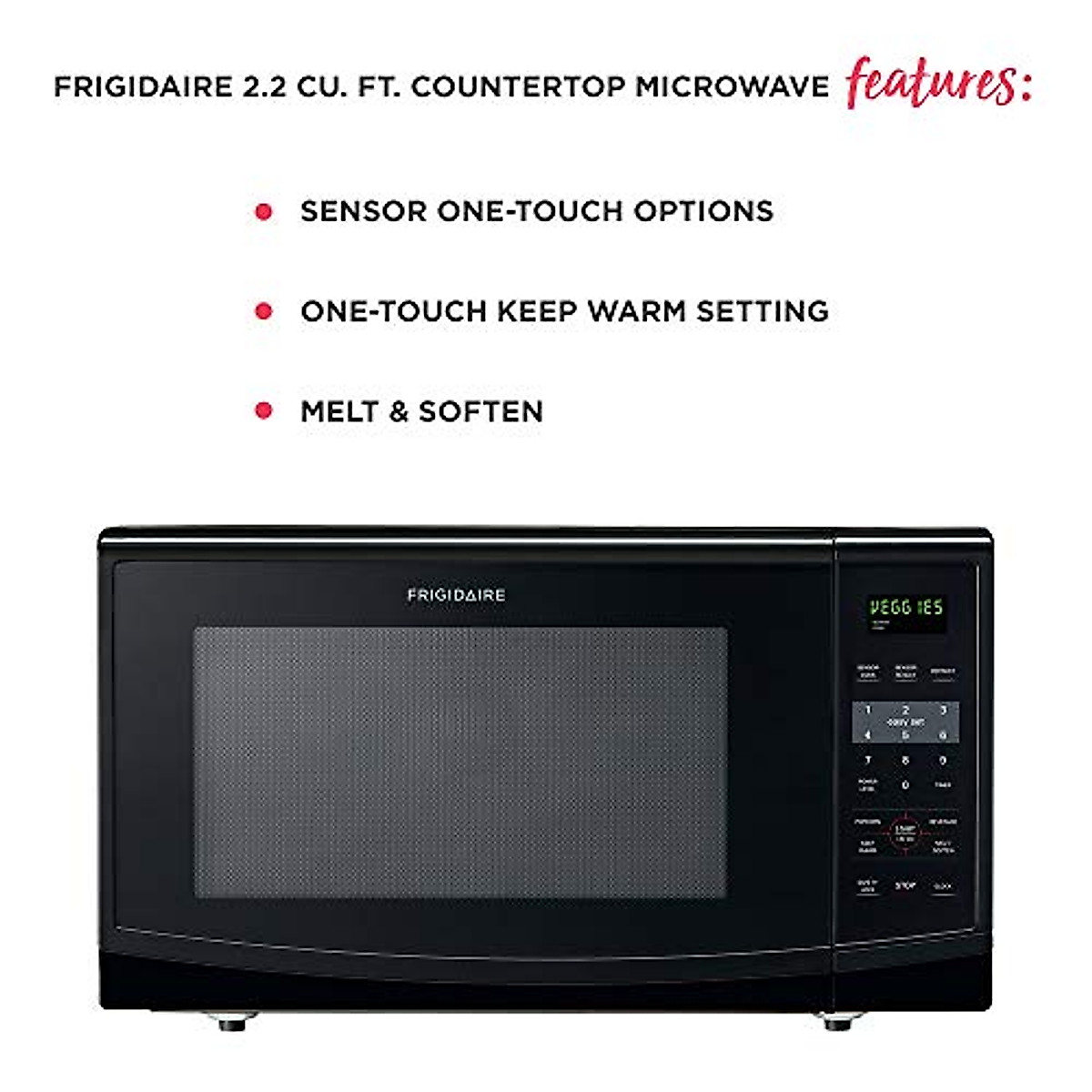 Frigidaire 2.2 Cu. Ft. Countertop Microwave in Black
