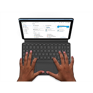 Lenovo IdeaPad Duet 10.1 inches FHD (1920 x 1200) Touchscreen 2-in-1 Chromebook, MediaTek Helio P60T, 4GB RAM, 64GB eMMC, Chrome OS, Ice Blue + Iron Grey (Renewed)