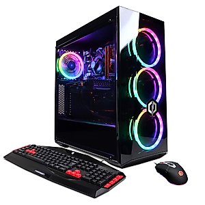 CyberpowerPC Gamer Xtreme VR Gaming PC, Intel Core i7-9700F 3.0GHz, NVIDIA GeForce GTX 1660 6GB, 16GB DDR4, 120GB SSD, 1TB HDD, Wi-Fi Ready & Windows 10 Home (GXiVR8560A, Black)
