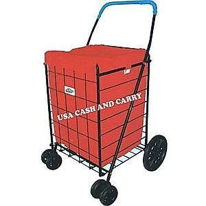 Red Water Resistant Shopping Cart Liner (Liner Only) - PrimeTrendz TM