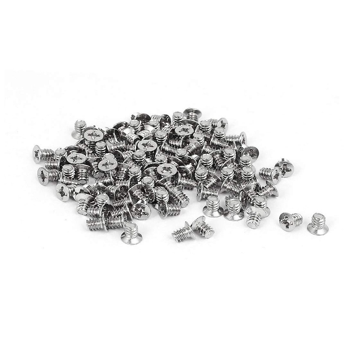 New Lon0167 Computer PC Featured Case 3.5-inch HDD reliable efficacy Flat Phillips Head Hard Drive Screw 6#-32 100pcs(id:2a3 11 96 450)