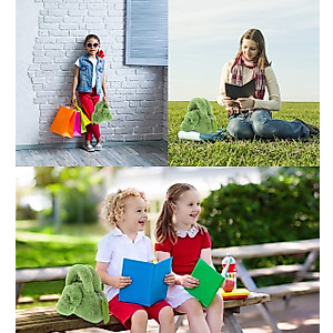 DolliBu Alligator Plush Handbag - Super Soft Plush Stuffed Animal Purse for Children's Accessories, Kids Hand Bag Toy Purse, Pretend Play, Fluffy Dress Up Toy