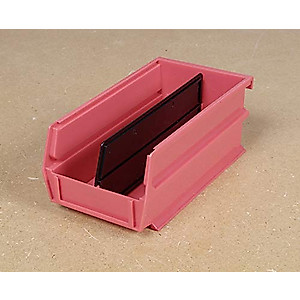 Triton Products 4-220 LocBin Bin Dividers for 3-220 Bins 7-Inch L by 2-5/8-Inch W by 1/8-Inch H ABS Plastic Black 6-Pack