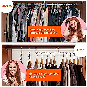 Ulimart Hangers Space Saving -12 Pack- Space Saving Hangers,Closet Organizers and Storage Space Saving Hangers for Clothes ,Hanger Organizer College Essentials Dorm Room Closet Organizers