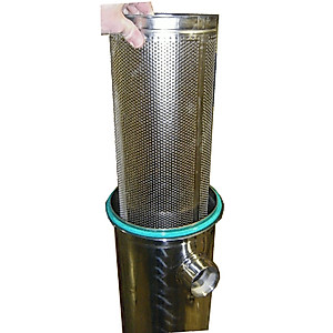 PRM #2 304 Stainless Steel Bag Filter Housing, 2 Inch NPT Inlet, Dual Side or Bottom 2 Inch NPT Outlet, 150 PSI, Viton O-Rings, 100 GPM Max Flow, Industrial Filtration System