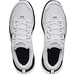 Under Armour Mens Charged Assert 9 Marble Running Shoe, White(101 Black, 11 US