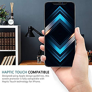 sorlnern (3 Pack) Privacy Screen Protector for iPhone 12, iPhone 12 Pro Privacy Screen Protector, Anti Spy Tempered Glass Film, with Easy Installation Tray