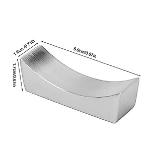 4 Pieces Stainless Steel Chopstick Rest Boat Shaped Chopsticks Spoon Knife and Fork Cutlery Rack Suitable for Restaurant Household