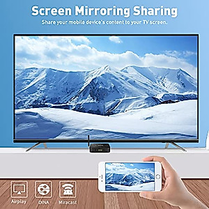 X6 PRO Android TV Box 10.0, Android TV Box 4GB RAM 64GB ROM, H616 Quad-Core 64bits 100M LAN Dual-WiFi 2.4G/5G Android Box with 6K/AV1/3D/USB 3.0/BT 4.2 with Wireless Keyboard