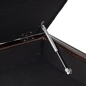 Christopher Knight Home Miriam Ottoman with Storage and Bottom Rack, Brown