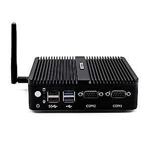 HISTTON Mini PC Fanless Mini Desktop PC Celeron J4125 DDR4 4GB RAM, 32GB SSD, Mini Desktop Computer, Dual LAN, BT4.0, Mini Desktop PC with HDMI/VGA Port,Fanless Mini PC Windows 10 Pro Industrial PC