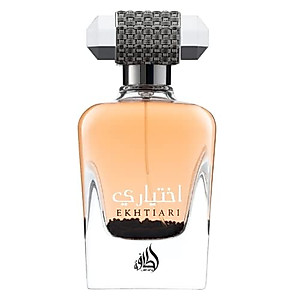 Ekhtiari for Women EDP - 100ML (3.4 oz) I Versatile floral-powdery composition I With notes: Bergamot, Peach, & Gardenia I Classic and Mysterious Womens scent I by LATTAFA PERFUMES