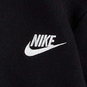 Nike Club Fleece Pullover Hoodie (Toddler) Black