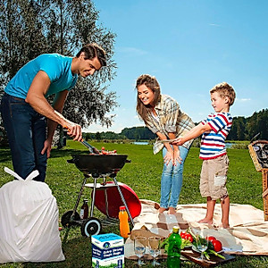 Handle TIE Flex White Tall Kitchen Trash Bags, 13 Gallon, 48 CT (1)